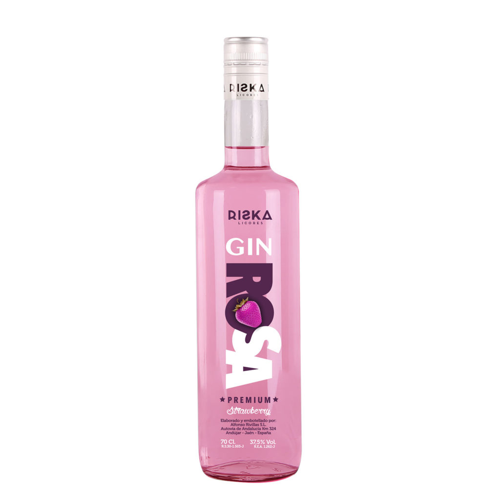 Gin Rosa Riska – Licores Riska